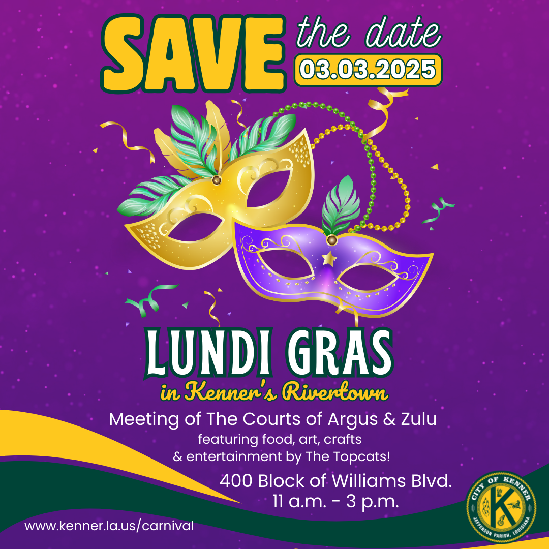 Calendar • Kenner Lundi Gras